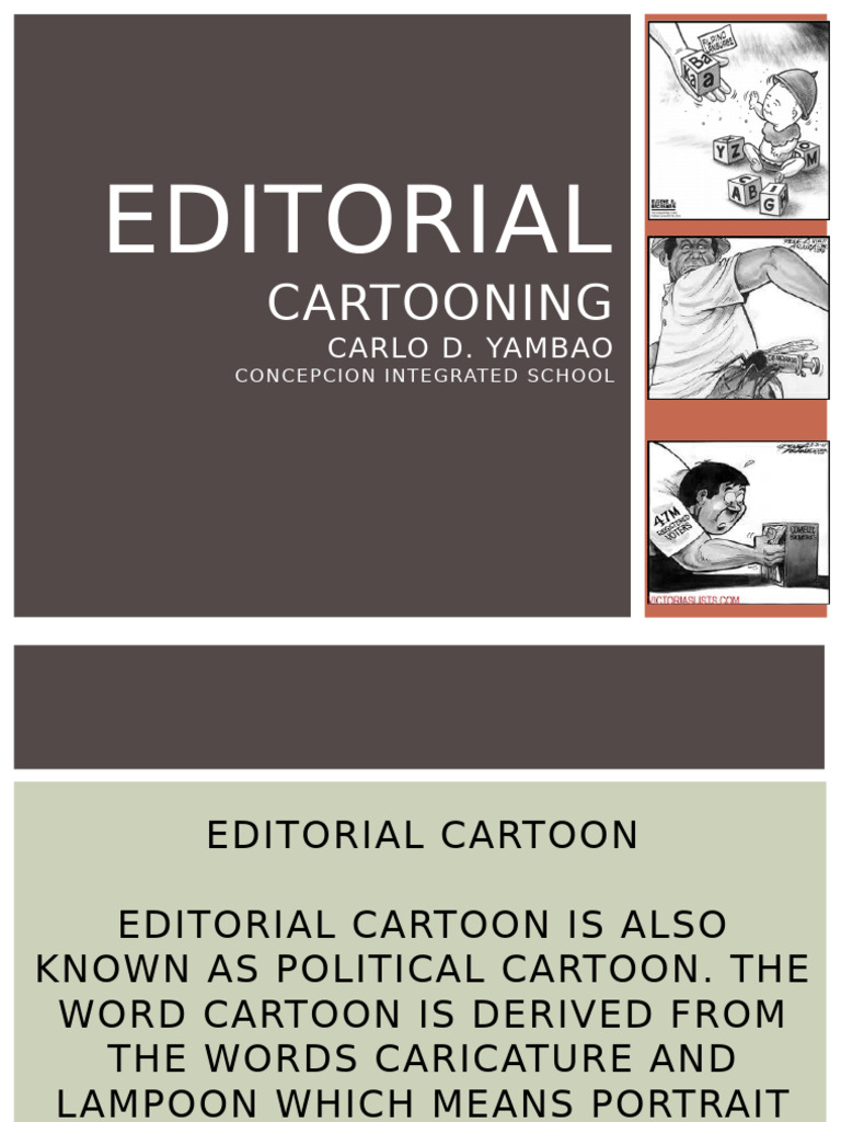 Editorial Cartooning | PDF | Cartoon | Drawing