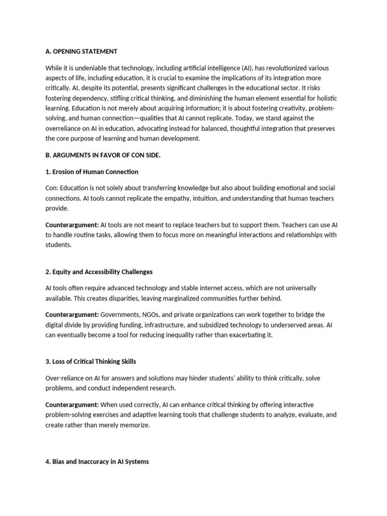 DEBATE | PDF | Artificial Intelligence | Intelligence (AI) & Semantics