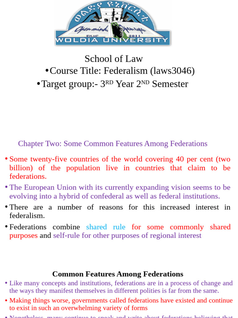 Federalism Chapter Two-1 | PDF | Constitutional Amendment | Federation
