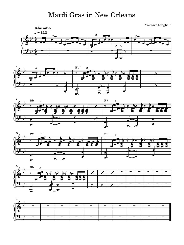 Mardi Gras in New Orleans | PDF | Music Of The African Diaspora ...