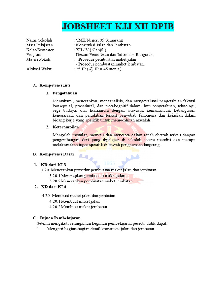 Jobsheet Kjj Kelas Xii Dpib _ Arif Noor Imam Hanafi, s.pd. | PDF Jobsheet Kjj Kelas Xii Dpib _ Arif Noor Imam Hanafi, s.pd. | PDF