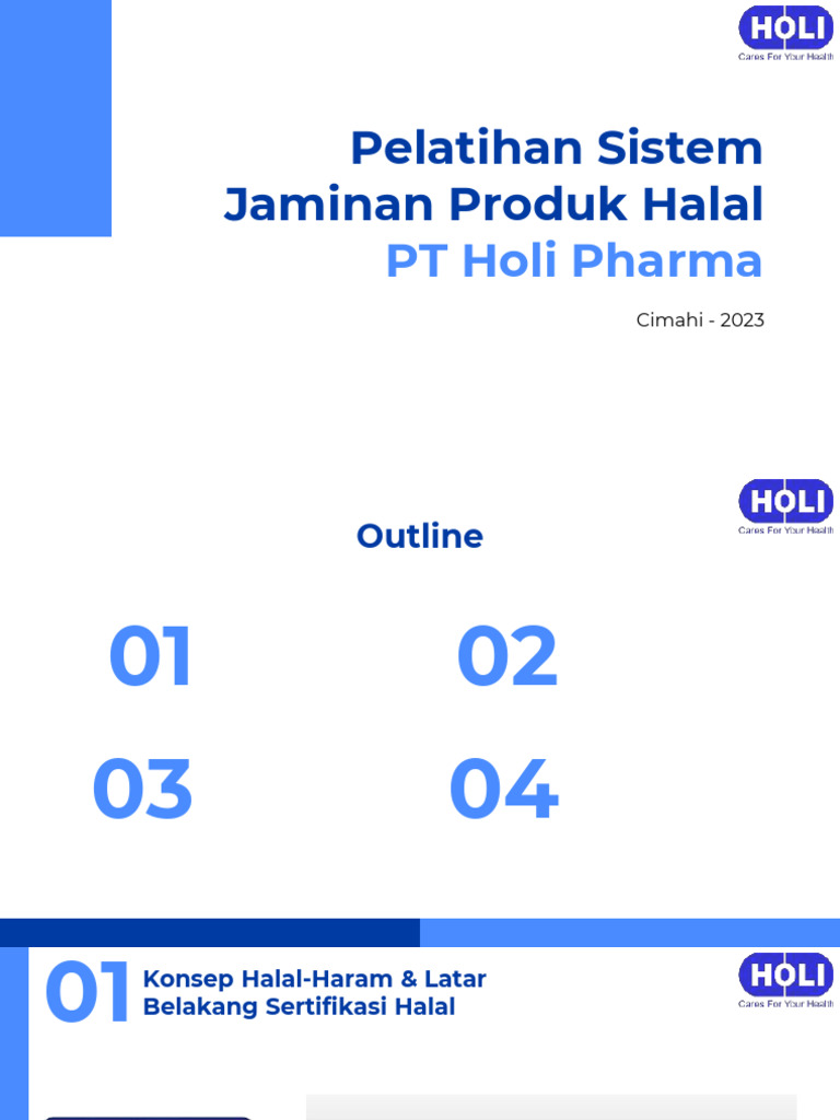 Pelatihan SJPH Karyawan Holi Pharma | PDF
