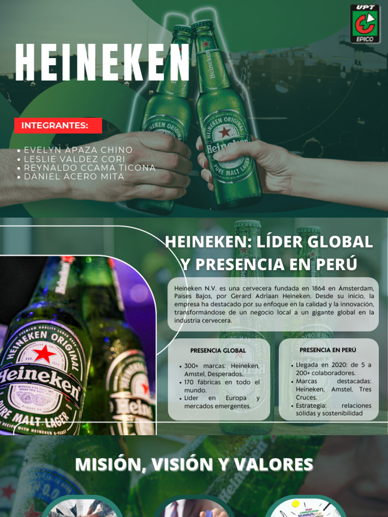 Heineken: Misión, Visión y Estrategias | PDF | Marca | Marketing