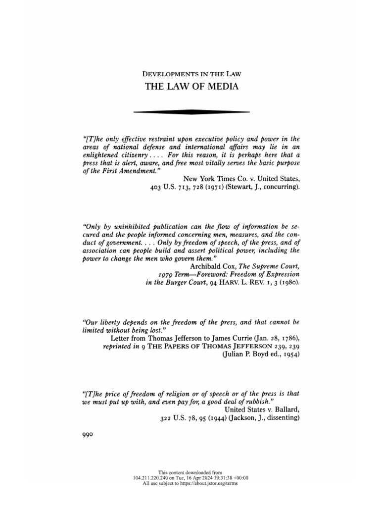 law and media | PDF