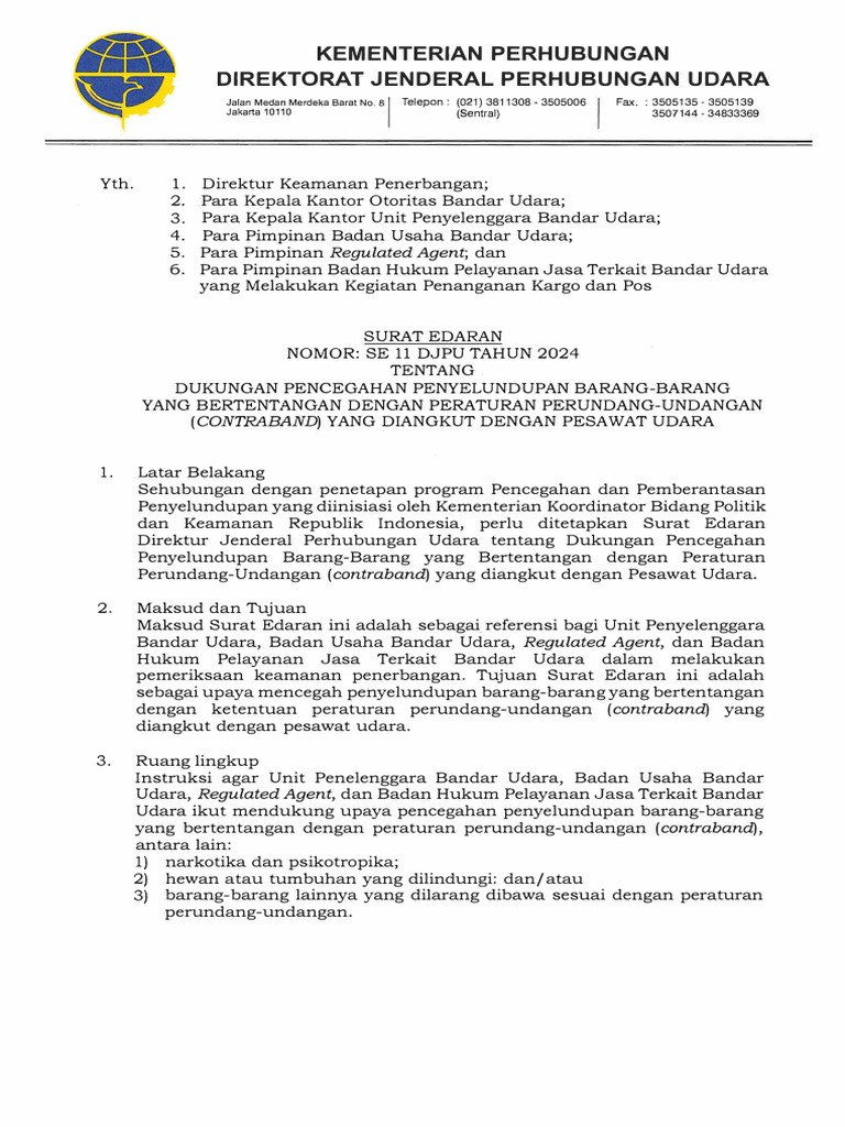 Pencegahan Penyelundupan di Bandara | PDF