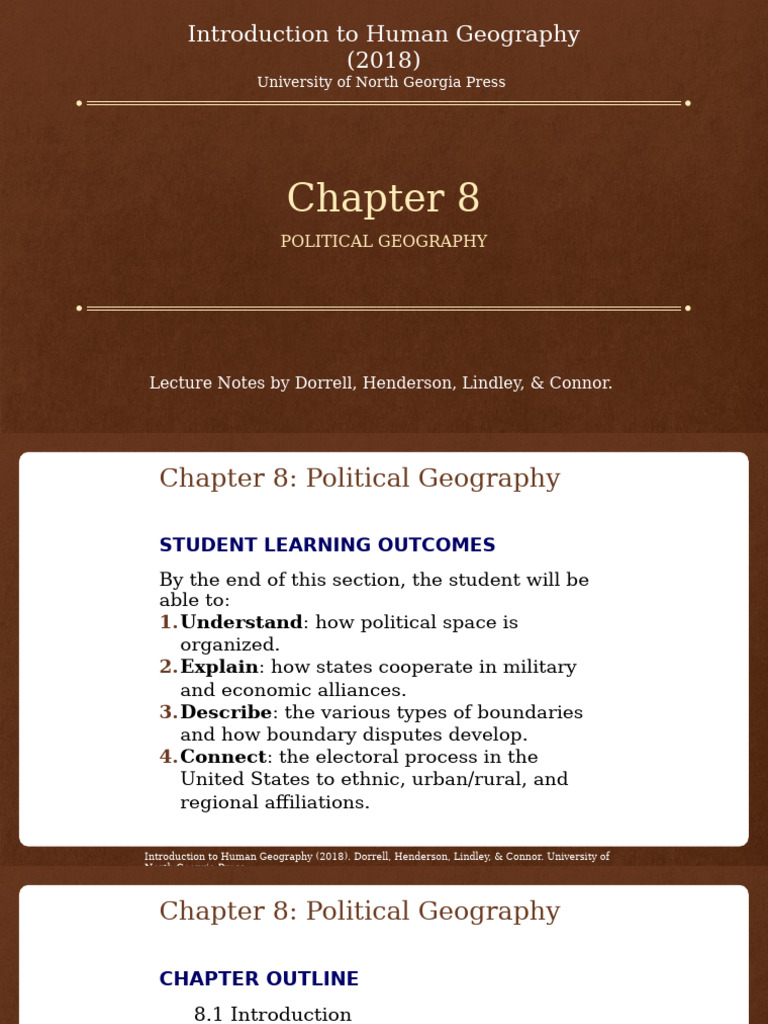 CH 8 PPT Political Geography | PDF | Nato | Warsaw Pact