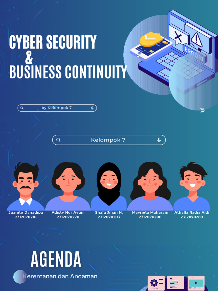 Kelompok 7 - Cyber Security & Business Continuity | PDF