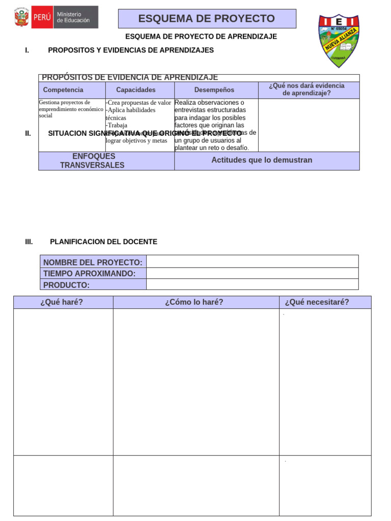 Proyecto de Aprendizaje-Ept | PDF