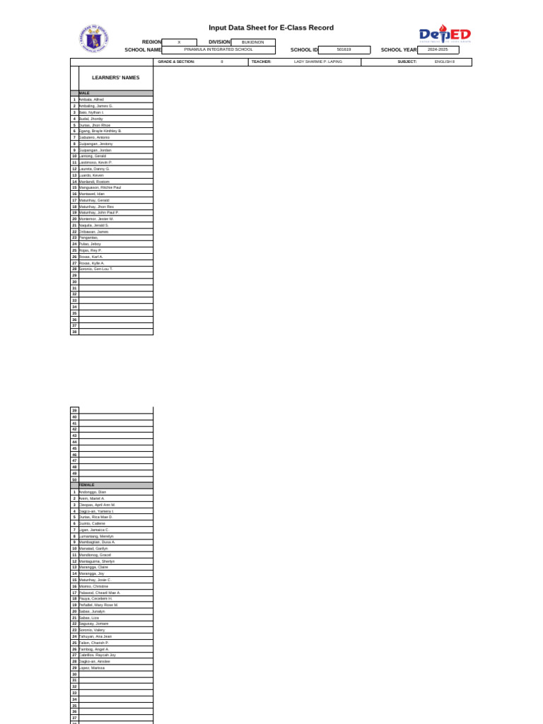 Grade8 English Eclass | PDF