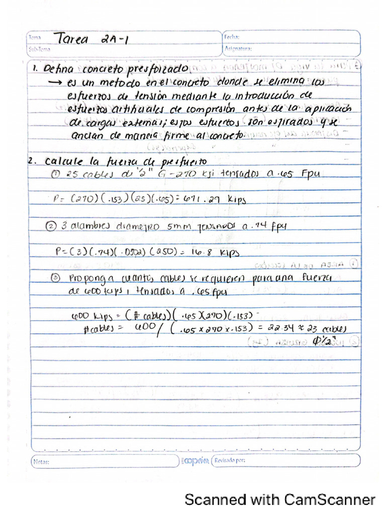 Tarea 2A-1 Concretos | PDF