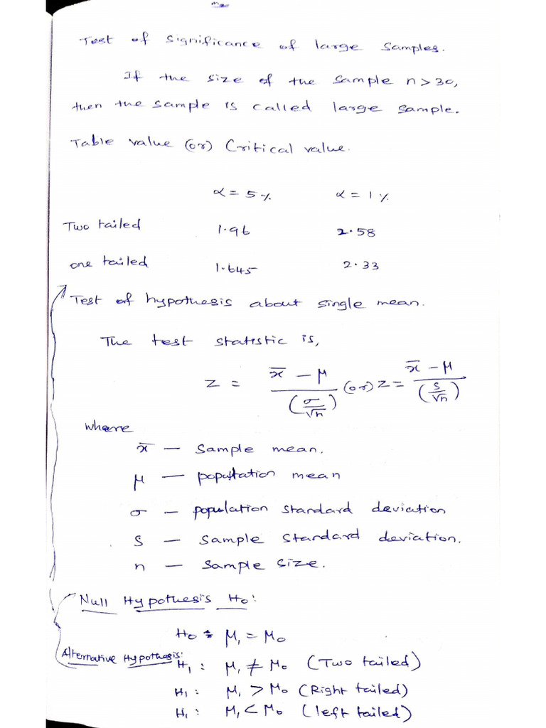 Large Sample | PDF