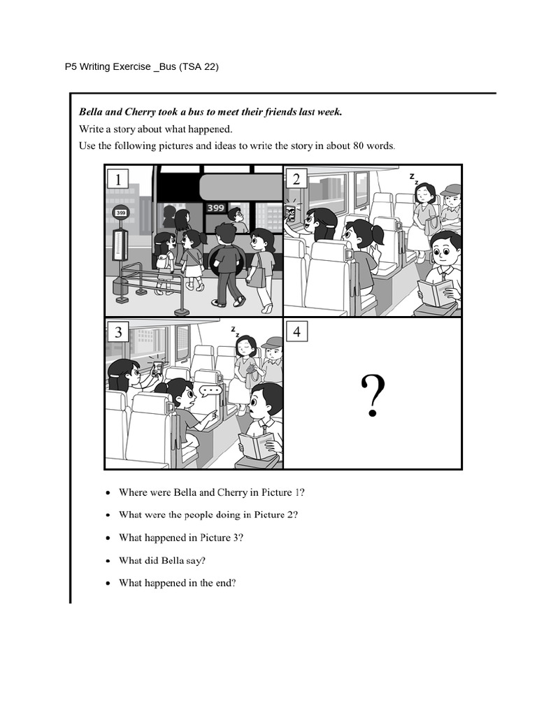 P5 Writing Exercise - Bus (TSA 22) | PDF