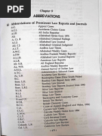 Law Report Abbreviations | PDF
