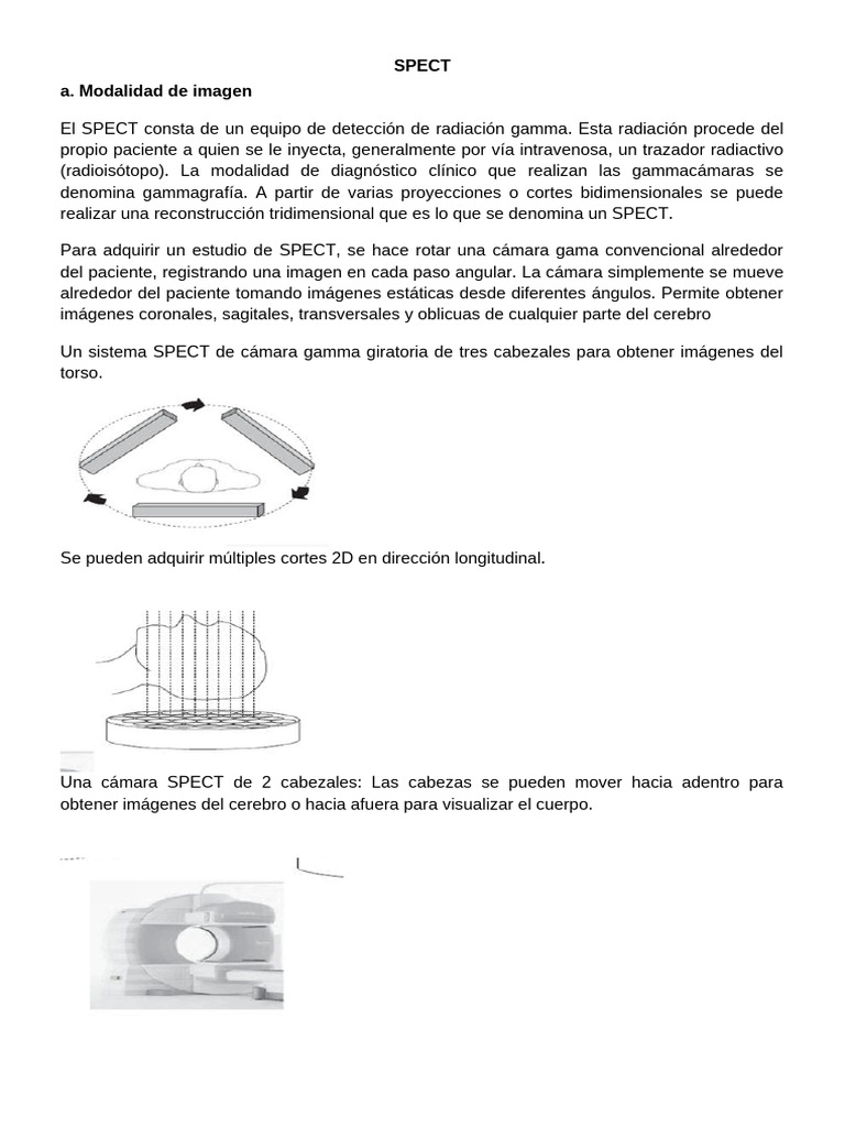 SPECT | PDF | Isquemia | Tomografía de emisión de positrones