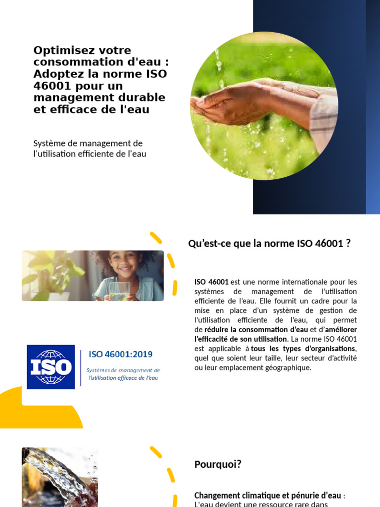 ISO 46001 Plaquette | PDF | Développement durable | Responsabilité ...