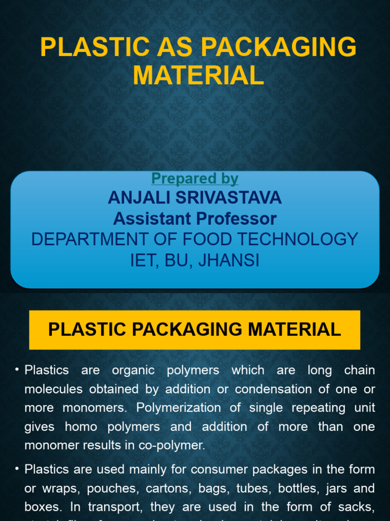 Overview of Plastic Packaging Materials | PDF | Polyethylene | Plastic