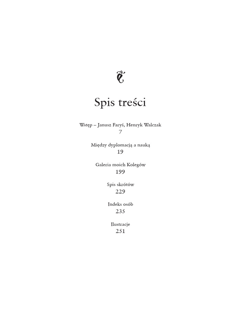 W Sluzbie Najjasniejszej Rzeczypospolitej Spis Tresci | PDF