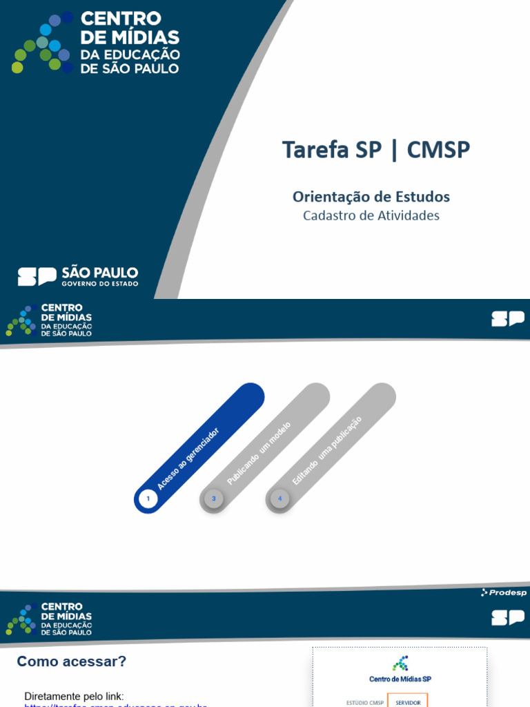 Orientações para Tarefas CMSP 2024 | PDF