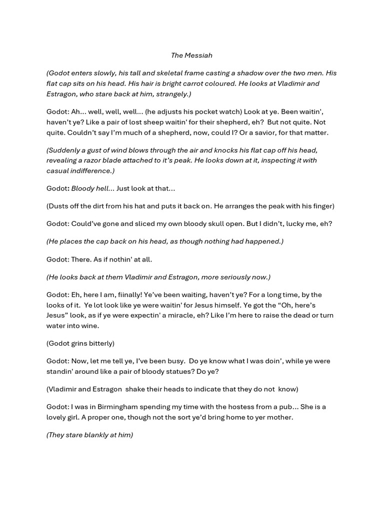 Wating For Ranceur (Godot) | PDF