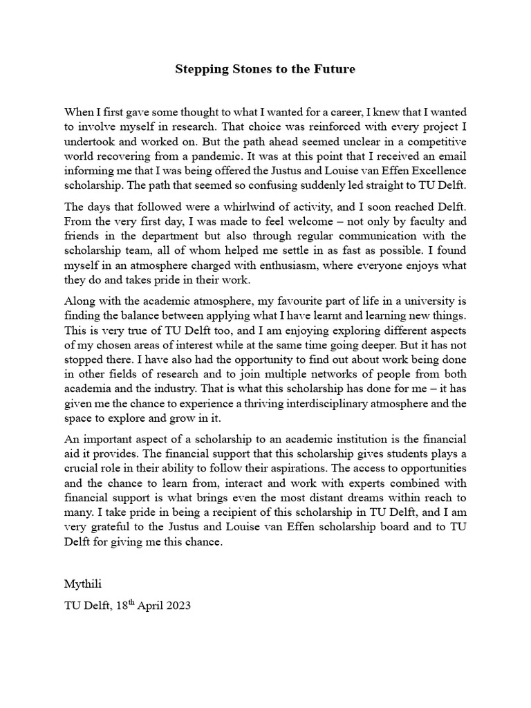 Mythili Testimonial | PDF