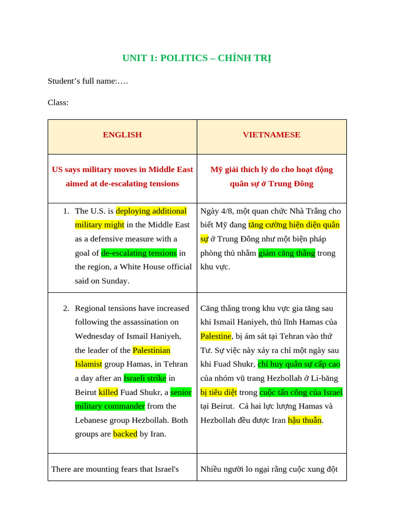 Sample For Translation Practice | PDF