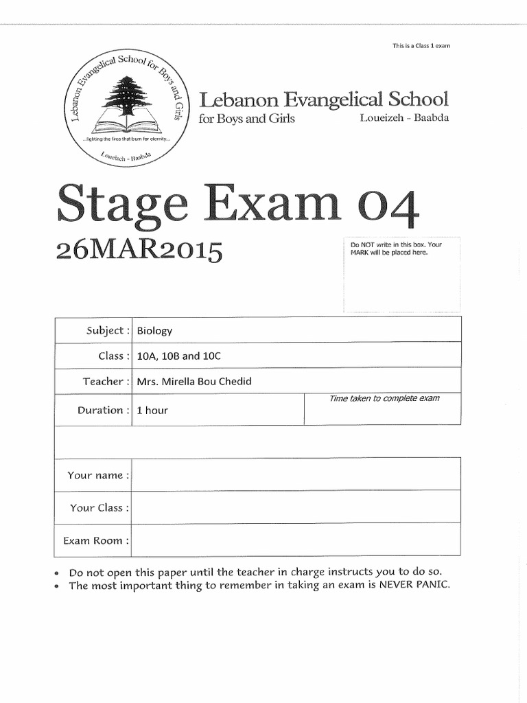 SE04 20142015 WrkdSoln Biology 10ABC | PDF