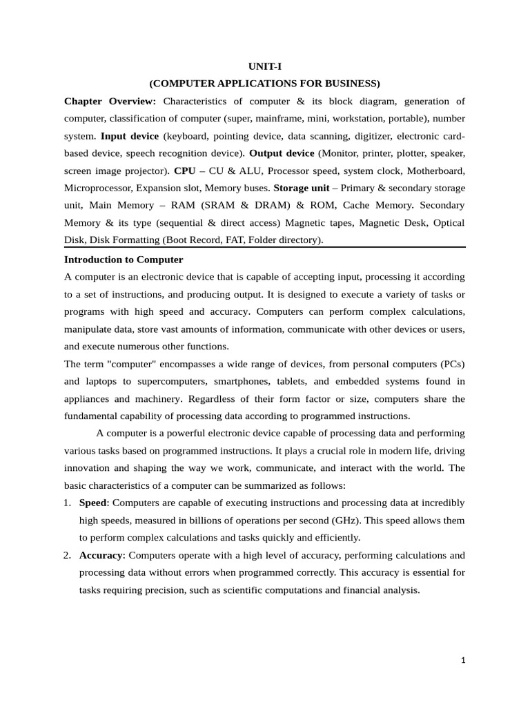 computer | PDF | Computer Data Storage | Random Access Memory
