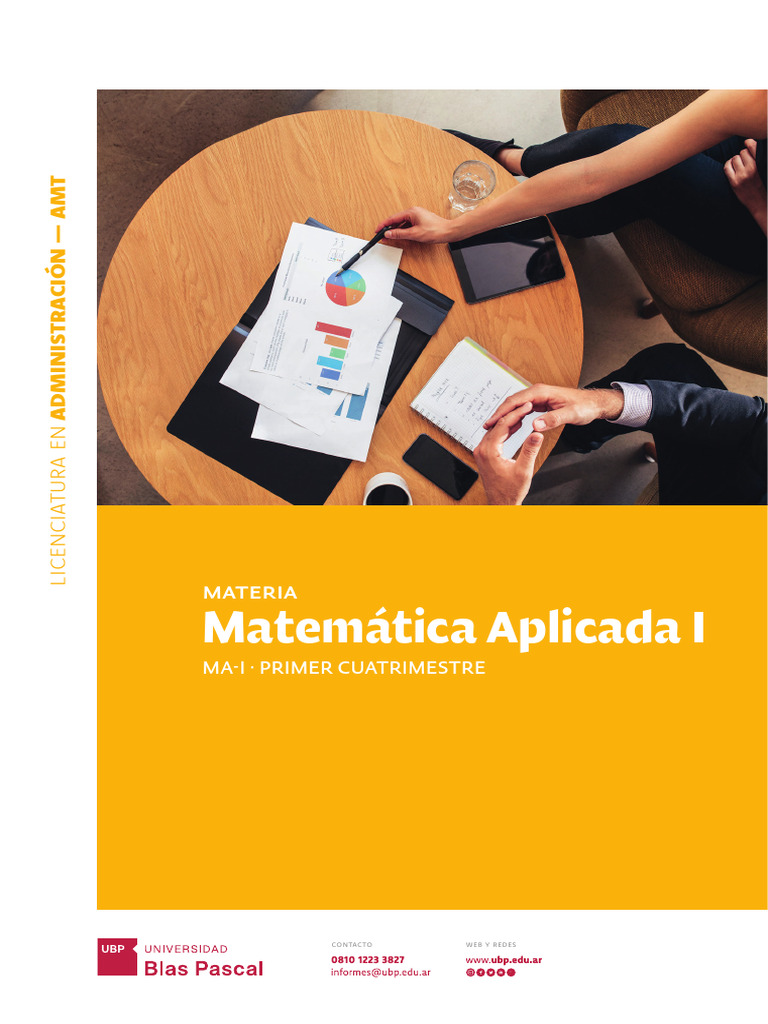 Matematica Aplicada | PDF | Matriz (Matemáticas) | Ecuaciones