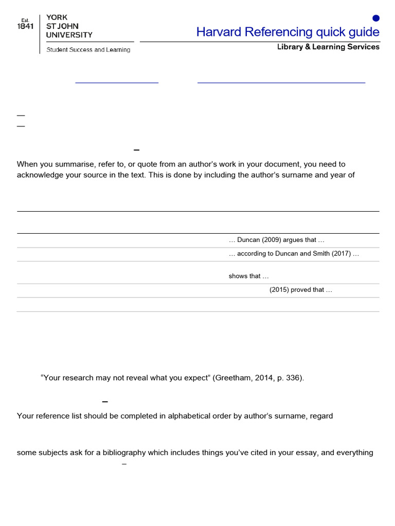 Harvard-Referencing-quick-guide-(online)-2024 | PDF | Citation ...
