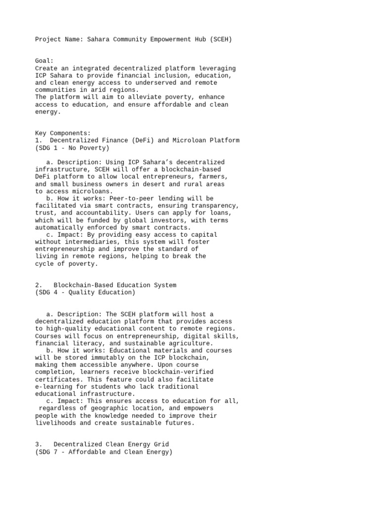 ICP--------DOCUMENTATION | PDF | Infrastructure | Sustainable Energy