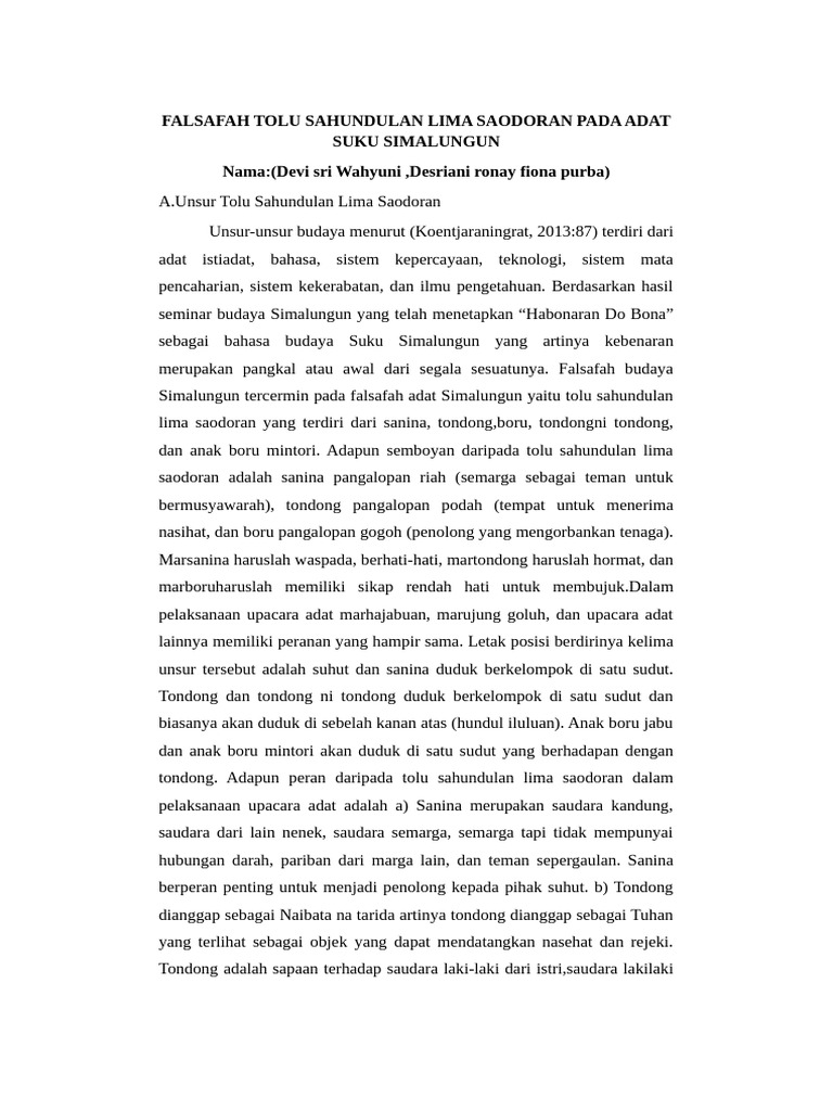 Hki - Project - Devisri Wahyuni - Desriani Ronay Fiona Purba - Kelas - e | PDF