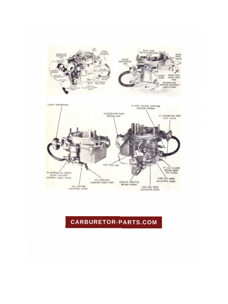 Holley 2210 2245 Rebuild Manual | PDF | Carburetor | Throttle