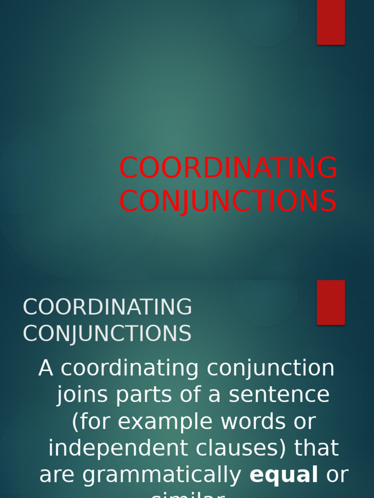 Conjunctions Grade 8 | PDF | Linguistic Typology | Language Mechanics