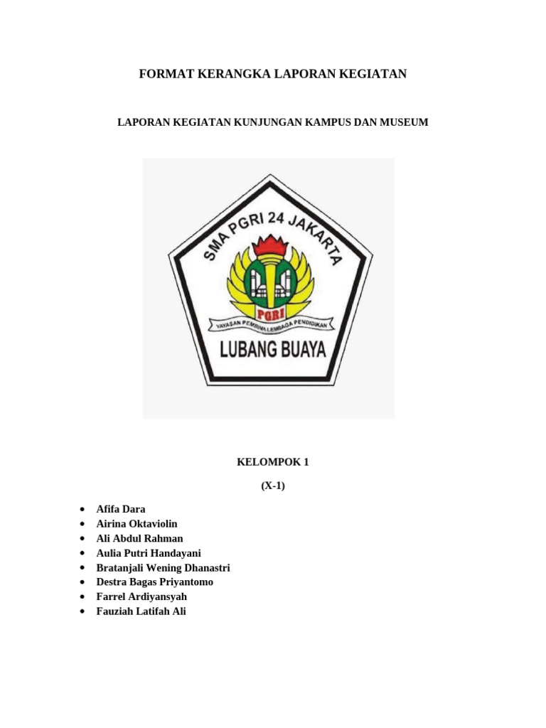 LAPORAN KUNJUNGAN KAMPUS - MUSEUM | PDF
