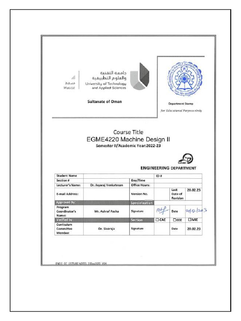 EGME4220 Machine Design II - Brakes | PDF | Brake | Friction