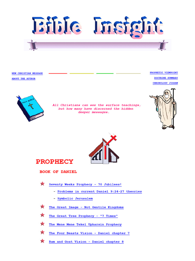 BibleInsight - Prophecy | PDF | Prophecy | Gospel Of Mark