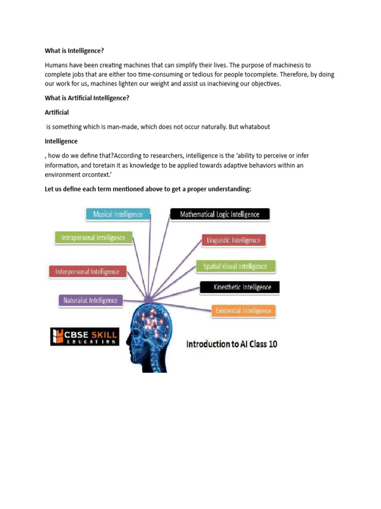 Understanding Artificial Intelligence Basics | PDF
