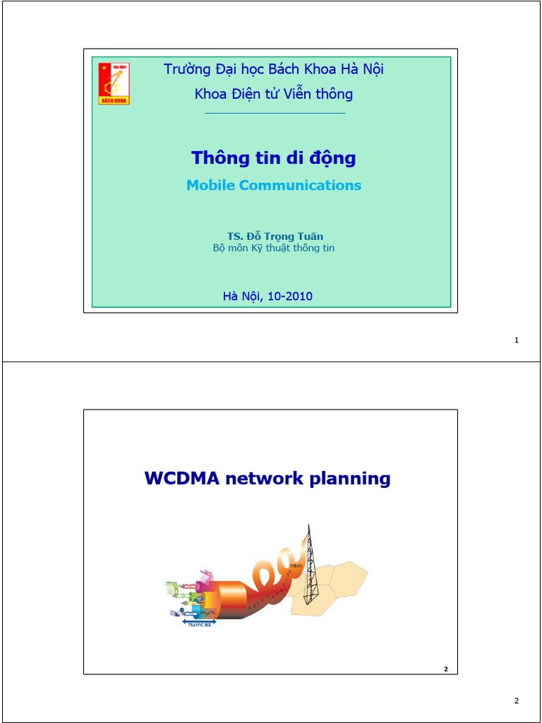 11 WCDMA Network Planning | PDF | Computer Engineering | Broadcast Engineering