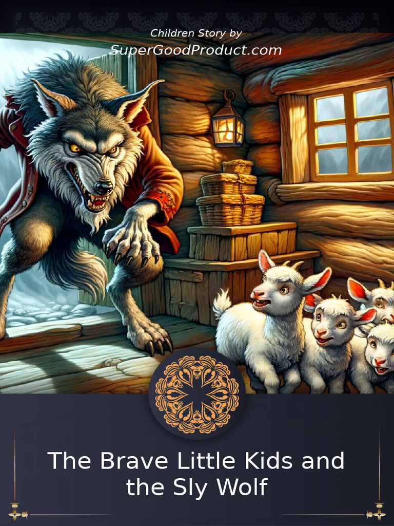 The Brave Little Kids and The Sly Wolf | PDF