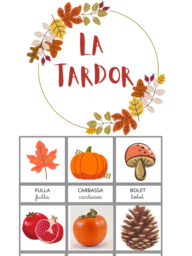 Loto Elements de La Tardor | PDF