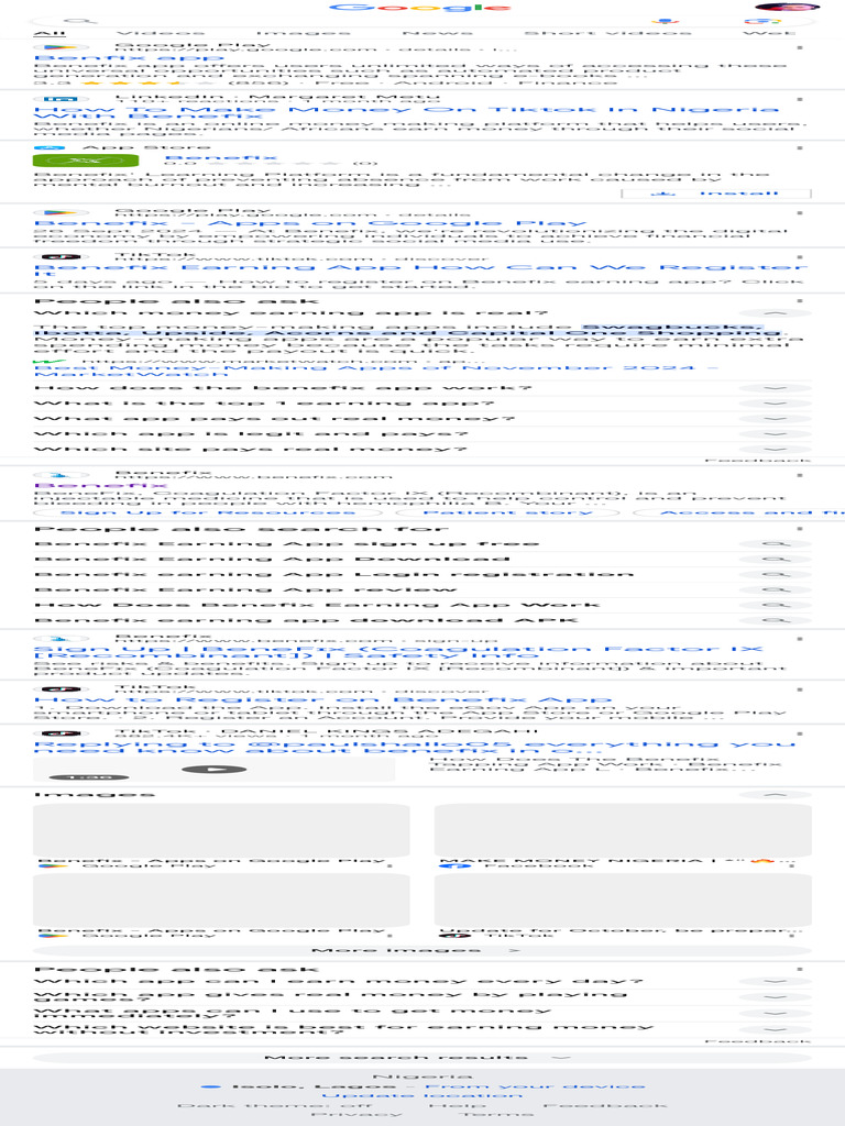 Benefix Earning App - Google Search | PDF | Google Play | Mobile App