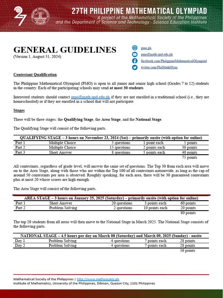 PMO 27 General Guidelines | PDF