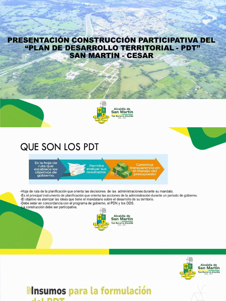 Presentacion PDT-SM | PDF