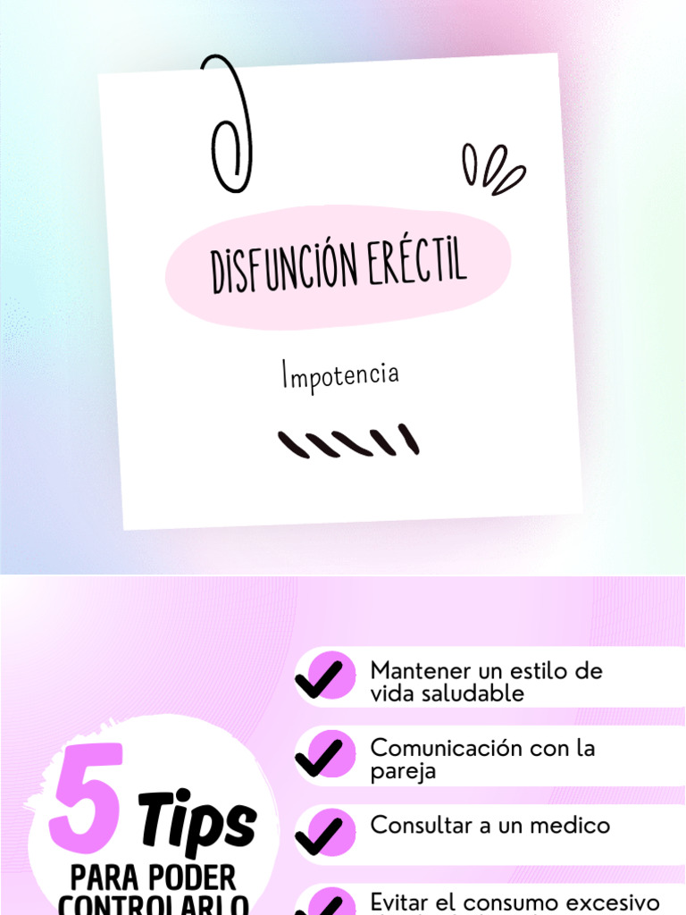 Disfunción Eréctil | PDF | Disfunción eréctil | Medicina CLINICA