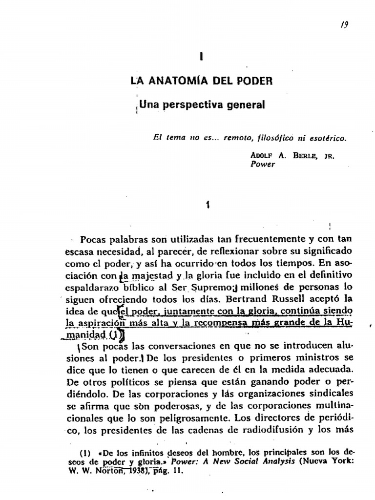 Galbraith, John K - Anatomía Del Poder (Cap 1) (13 P) - 1-13 | PDF