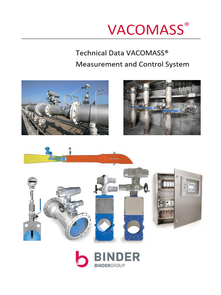 BIDE-M-D-VACOMASS-EN-R12 Data Sheet VACOMASS System | PDF | Valve | Flow Measurement