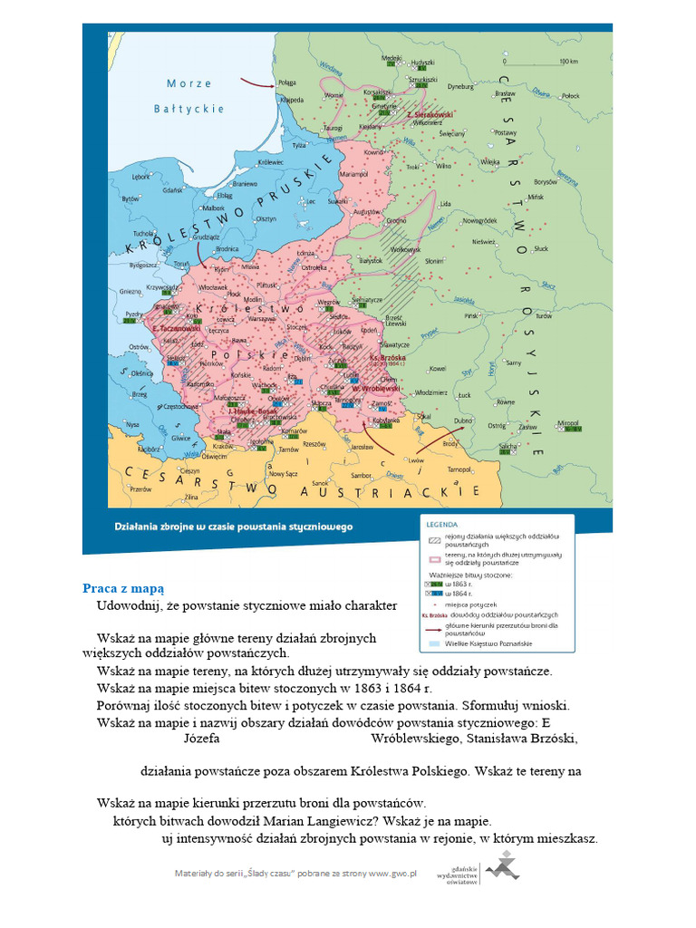 Rozdzial 21 Praca Z Mapa Dzialania Zbrojne W Czasie Powstania ...
