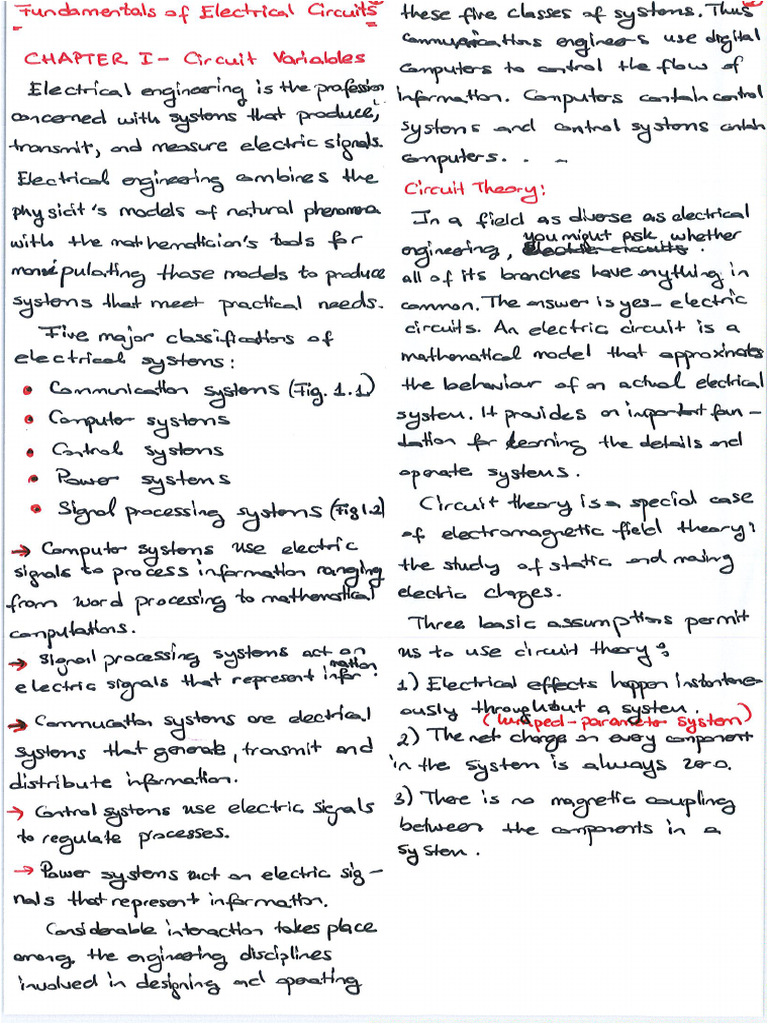 ch01-EEE205 lecture notes | PDF