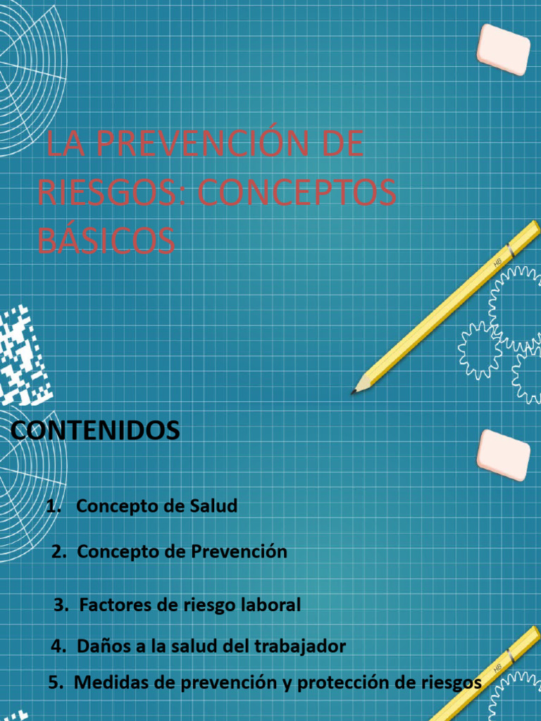 Conceptos Básicos en PRL | PDF | Riesgo | Especialidades Medicas