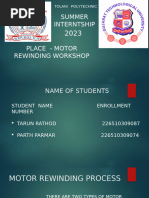 Three-Phase Motor Rewinding Guide | PDF | Electric Motor | Electrical ...